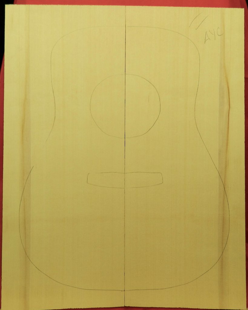 AA Yellow Cedar Dreadnought soundboard from Salvage Sourced Old-growth ...