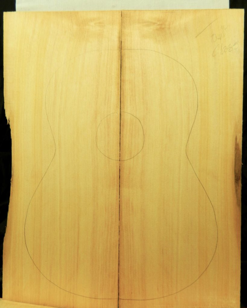 A Grade Classical Non-figured Sitka Spruce from Salvage Sourced Old ...
